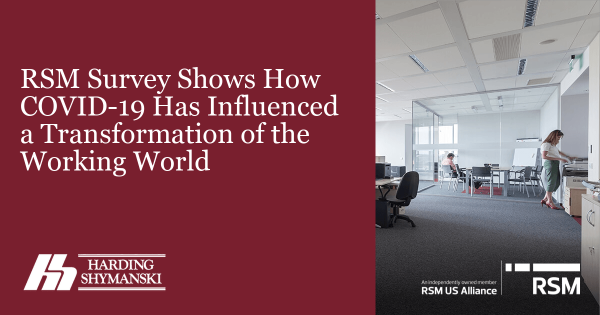 RSM Survey Shows How COVID-19 Has Influenced a Transformation of the ...